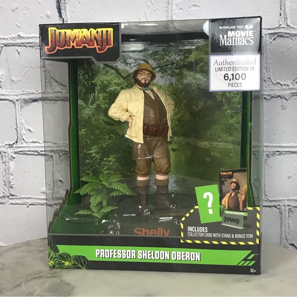 McFarlane Toys | Toys | Jumanji Movie Maniacs Professor Sheldon Oberon ...